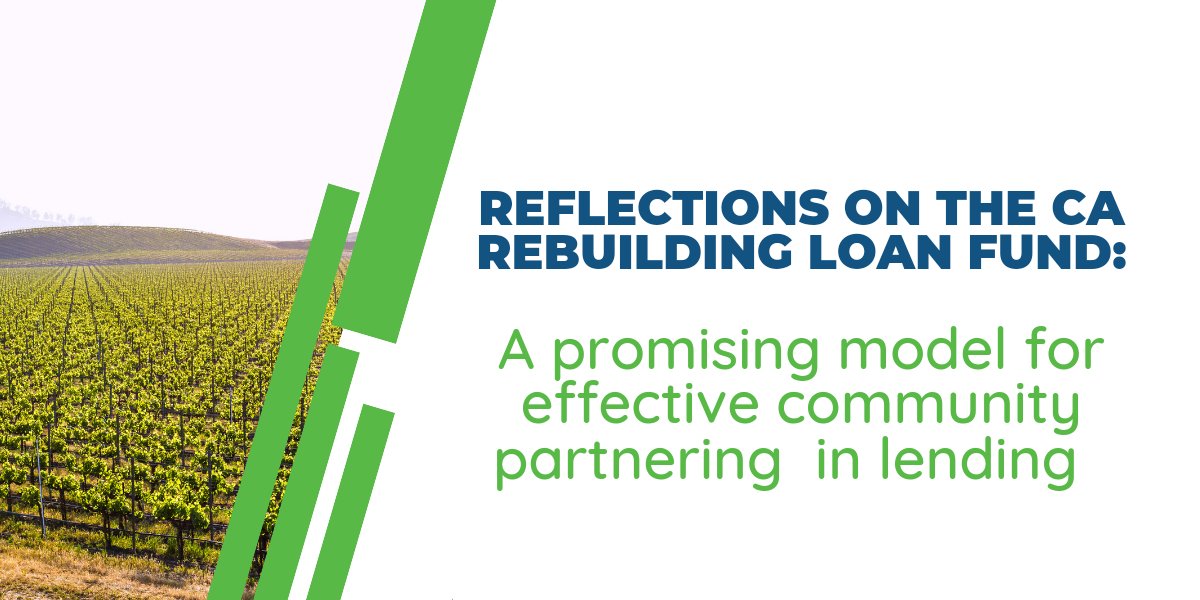 The California Rebuilding Fund: A Promising Model for Effective ...